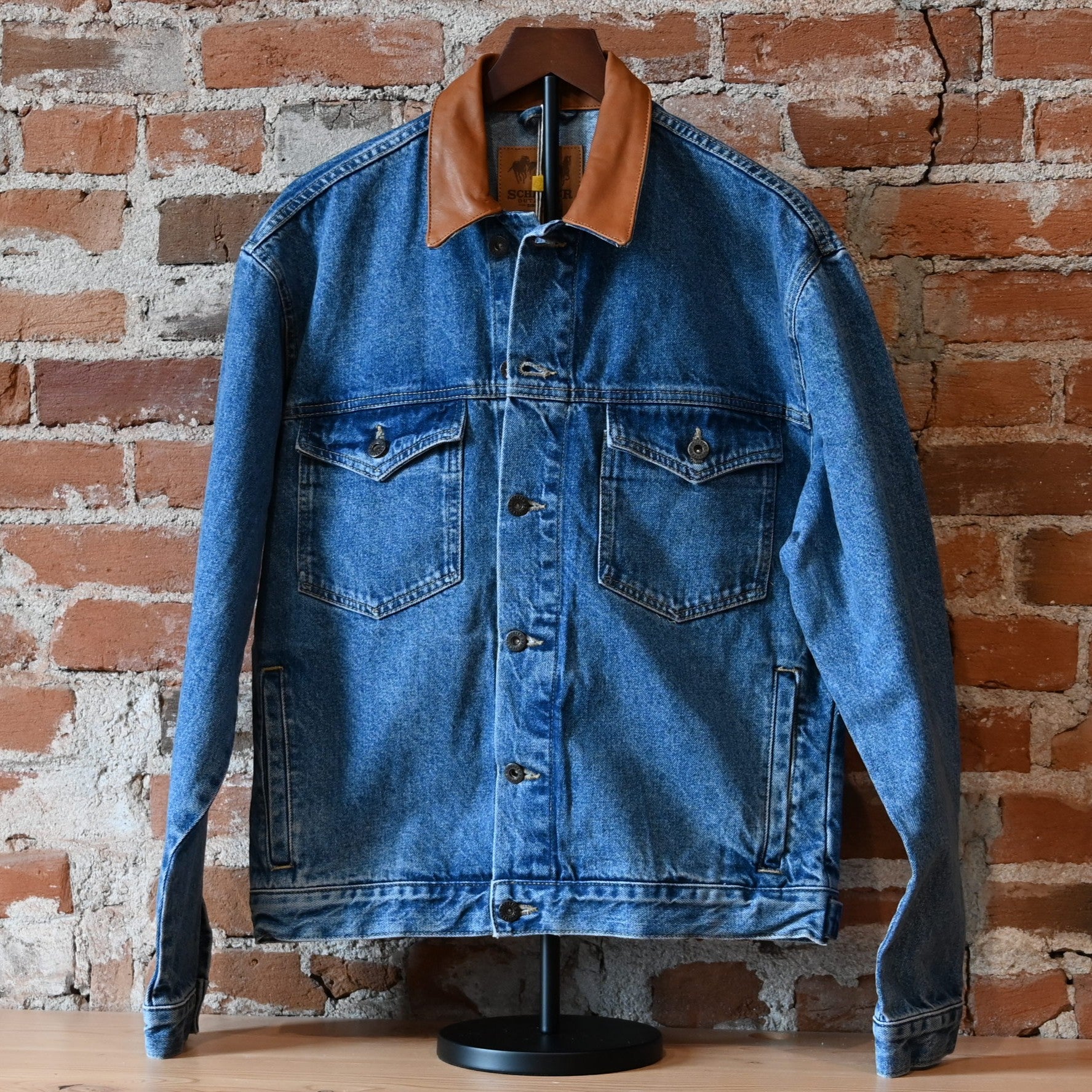 Schaefer Legend Denim Jacket - Medium Indigo – Atomic 79